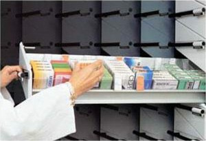 X Series Sloping Pharmacy Drawers